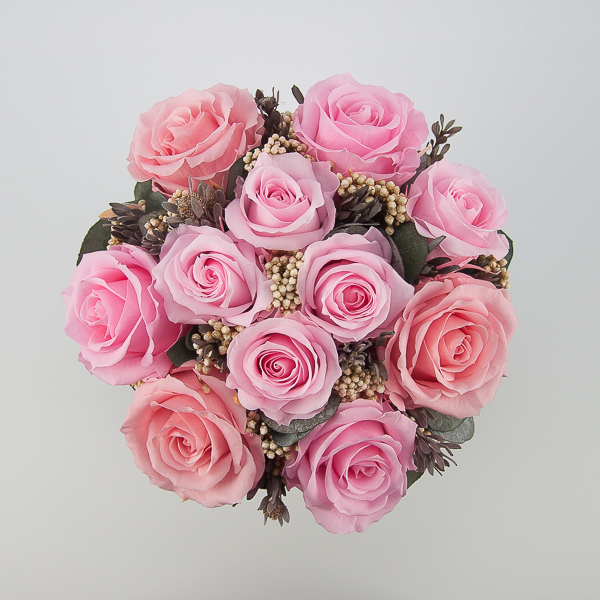 Preserved rose arrangement Vintage - Flower delivery - Beatričės Gėlių ...